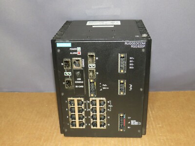 SIEMENS RUGGEDCOM RSG920P ETHERNET SWITCH 6GK60920PS230BA0 ...