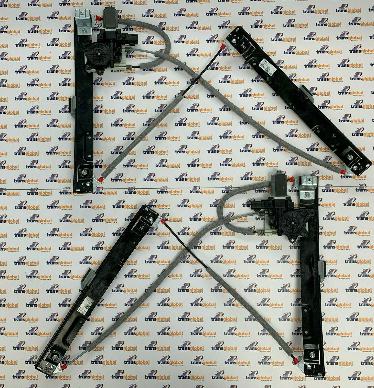 Front LH RH Window Motors & Regulators for Jaguar XF 09-15 OEM C2Z31200 ...