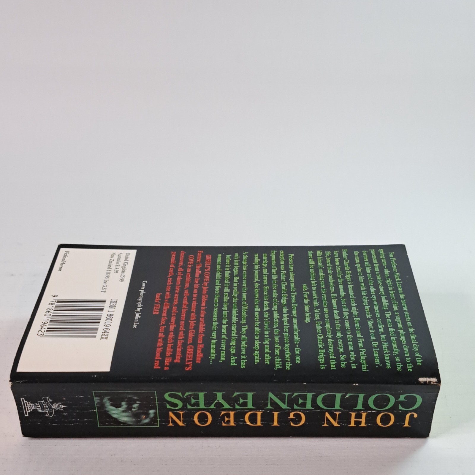 Golden Eyes John Gideon Small Vintage Paperback Horror Novel, A Town In Terror | eBay