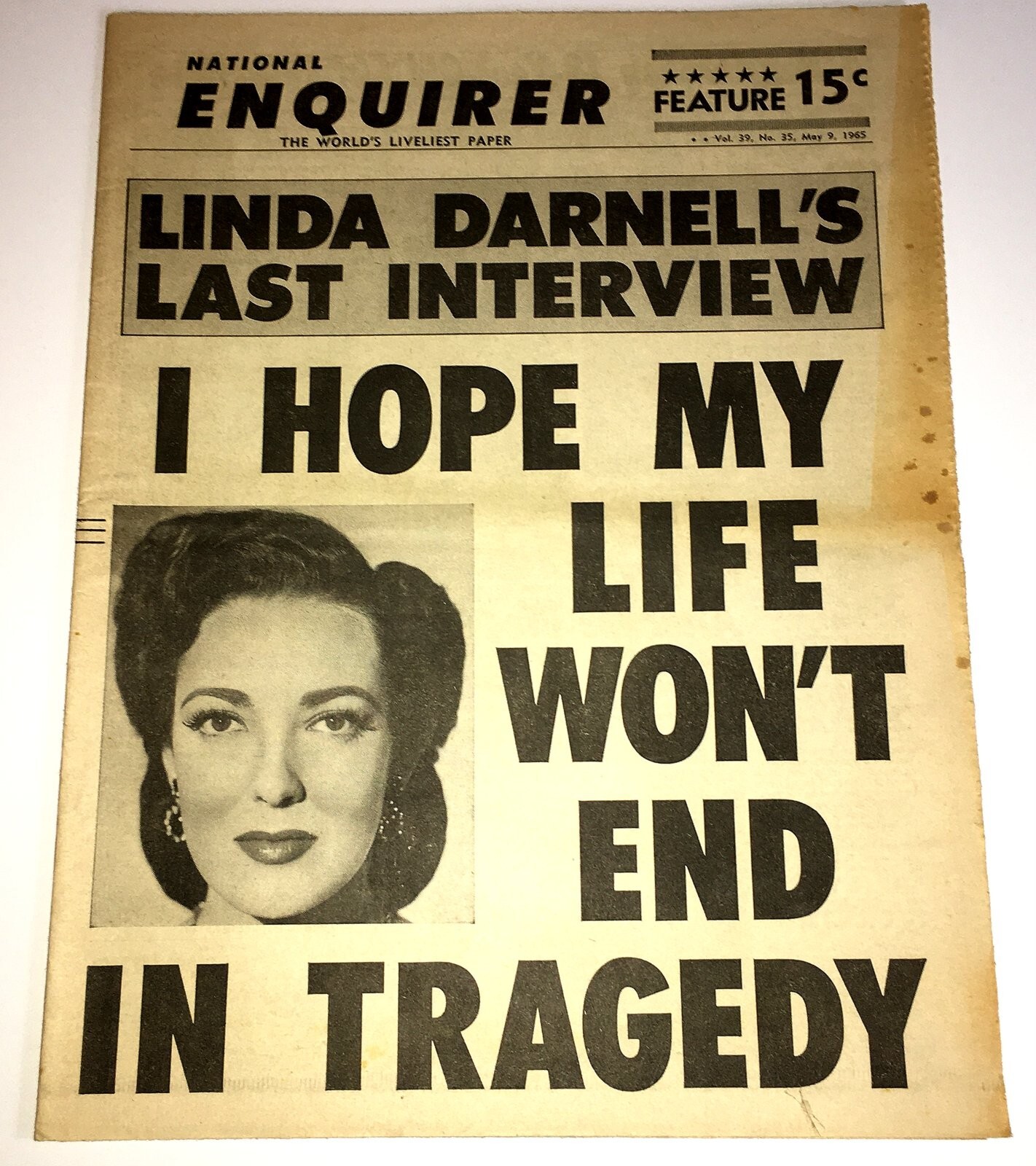Linda Darnell Death