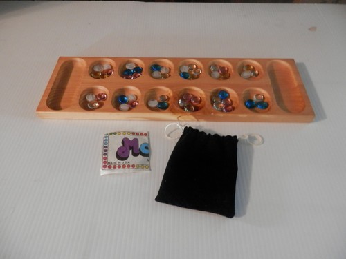 Mancala An African Stone Game by Great American Trading Co. #22010 Wood ...