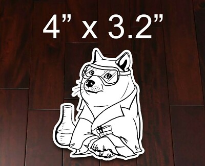 Science Doggo Shiba Dog Meme Vinyl Sticker Car Decal | eBay