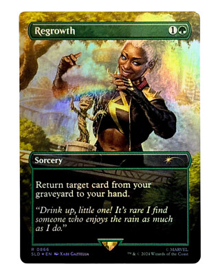 MTG | Regrowth | Secret Lair | Marvel | Foil | NM | EN | eBay.de