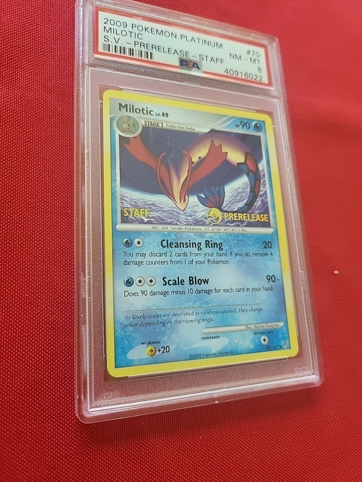 Pokemon: STAFF PRERELEASE MILOTIC #70/147 Pokemon Platinum Vintage RARE ...