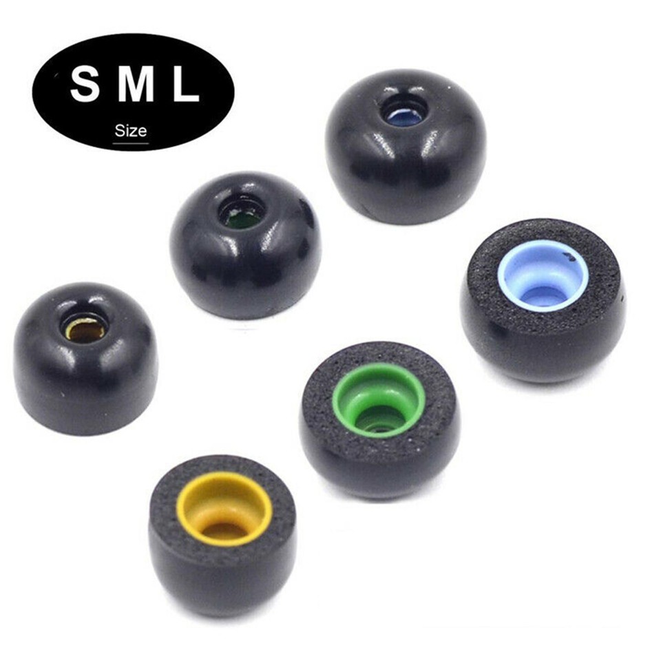 3Pair Memory Foam Ear Tips Cover for Sony WF-1000XM4 WF-1000XM3 Jabra ...