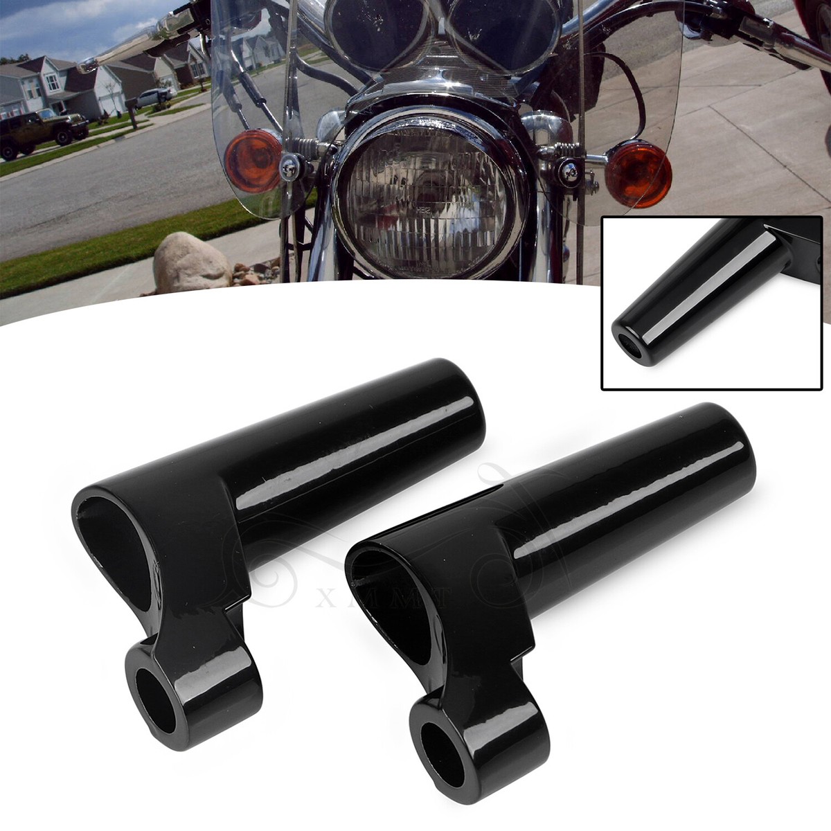 Front Turn Signal Relocation Dyna Chrome Front Turn Signal Lights