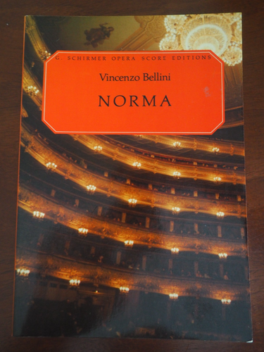 Vincenzo Bellini Norma G Schirmer Opera Score Edition Book | eBay