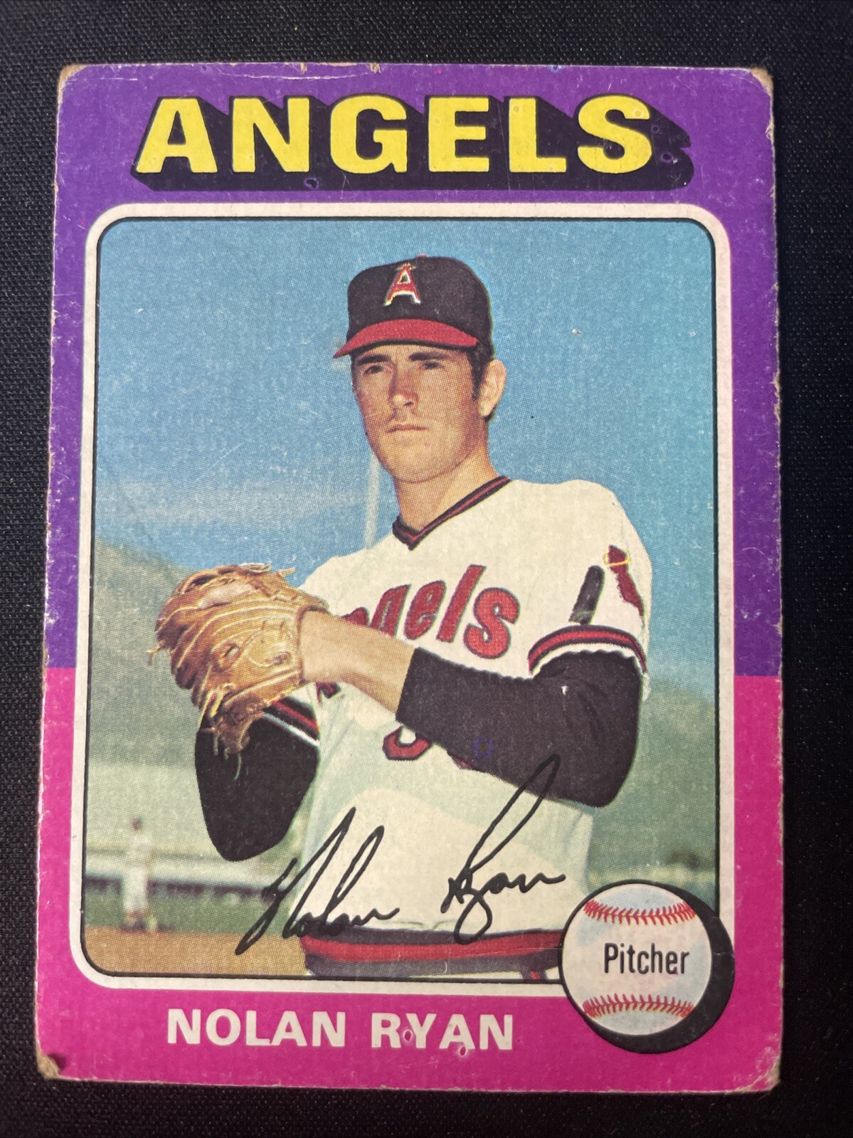 Topps Baseball Card #500 1975 Nolan Ryan Angels HOF | eBay