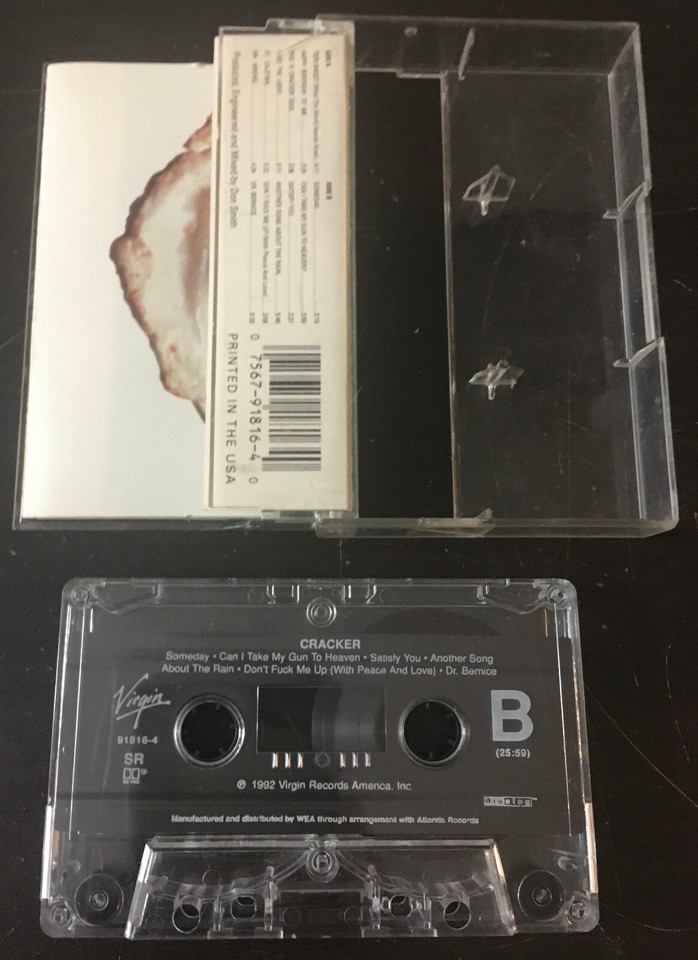 CRACKER self-titled debut audio cassette, 1992 Camper Van Beethoven ...