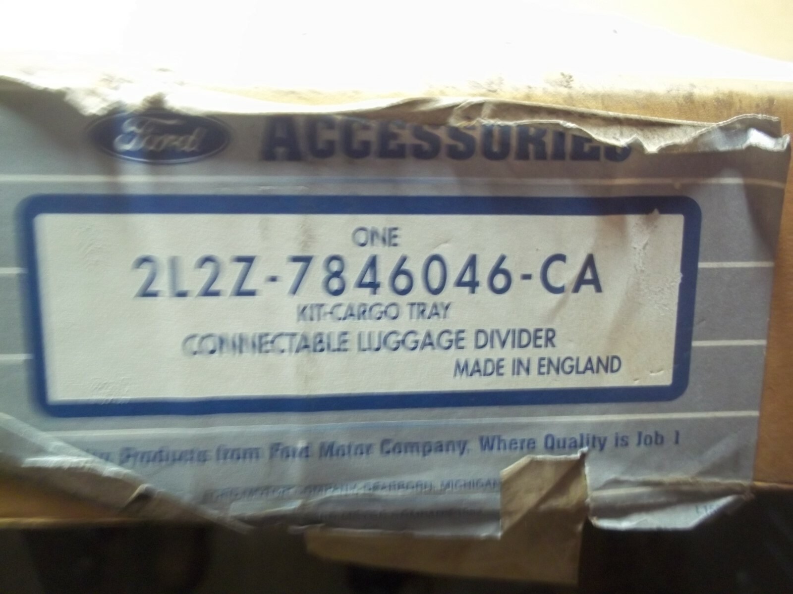 GENUINE FORD EXPLORER DOG GUARD P/N 2L2Z-7846046-CA | eBay
