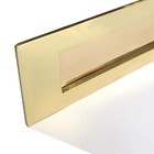 Letter Box Plate Chrome Brass Front Door External Postal Plate Cover ...