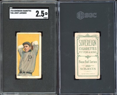 T206 Jimmy Lavender ~~ SGC 2.5 ~~ Sovereign 350 back | eBay