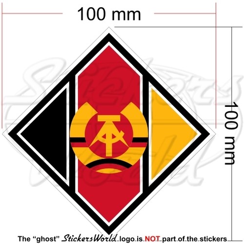 EAST GERMANY AirForce LSK Aircraft Roundel DDR GDR 100mm (4") Sticker ...