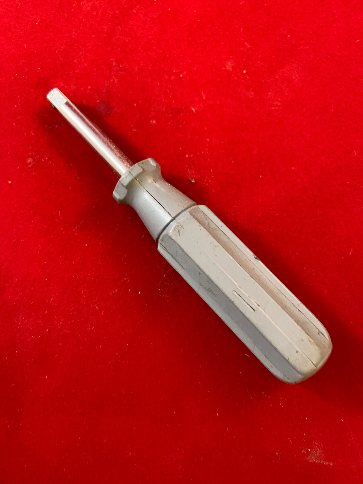 Vintage Snap On 1/4" Drive Grey Octogon Handle Socket Driver TMV4 RARE ...