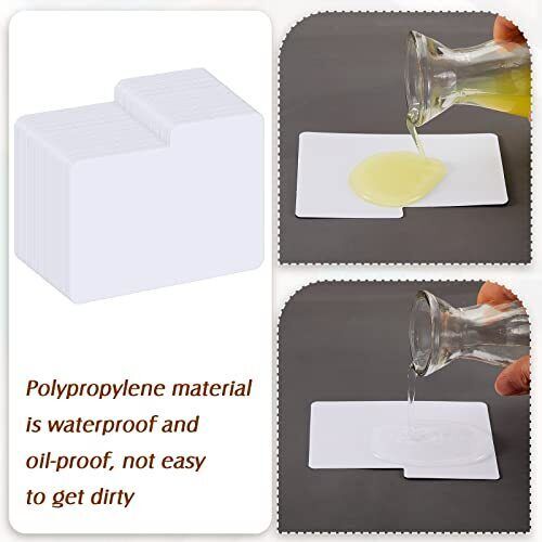 Horizontal Trading Card Dividers, Plastic Divider Cards, White Card ...