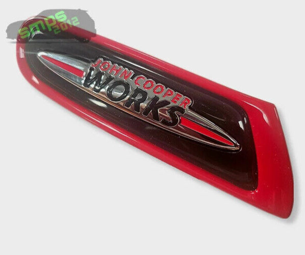 Genuine MINI John Cooper Works F56 Chrome Badge Side Scuttle Inserts ...