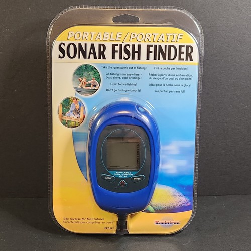 NEW Portable Handheld Sonar Fish Finder - 80 ft max depth - Sealed ...