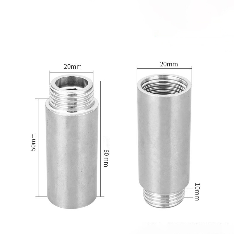 Stainless Steel Extension Pipe Fitting - 1/2" Threaded - / Female to ...
