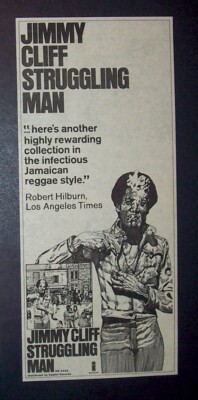 Jimmy Cliff Struggling Man 1974 Small Poster Type Ad, Promo Advert | eBay