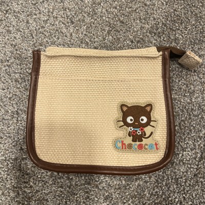 Vintage Sanrio Chococat Bag Pouch Purse 2005 Y2K Brown zipper Polyester ...