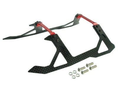 Microheli Aluminum/Carbon Fiber Landing Gear (RED)-BLADE 250CFX /270CFX ...