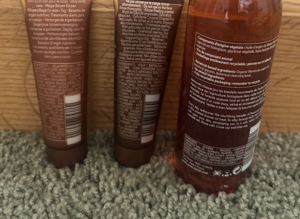 Yves Rocher Made In France Shower Gel, Skin Scrub, Argan Balm -NEW | eBay