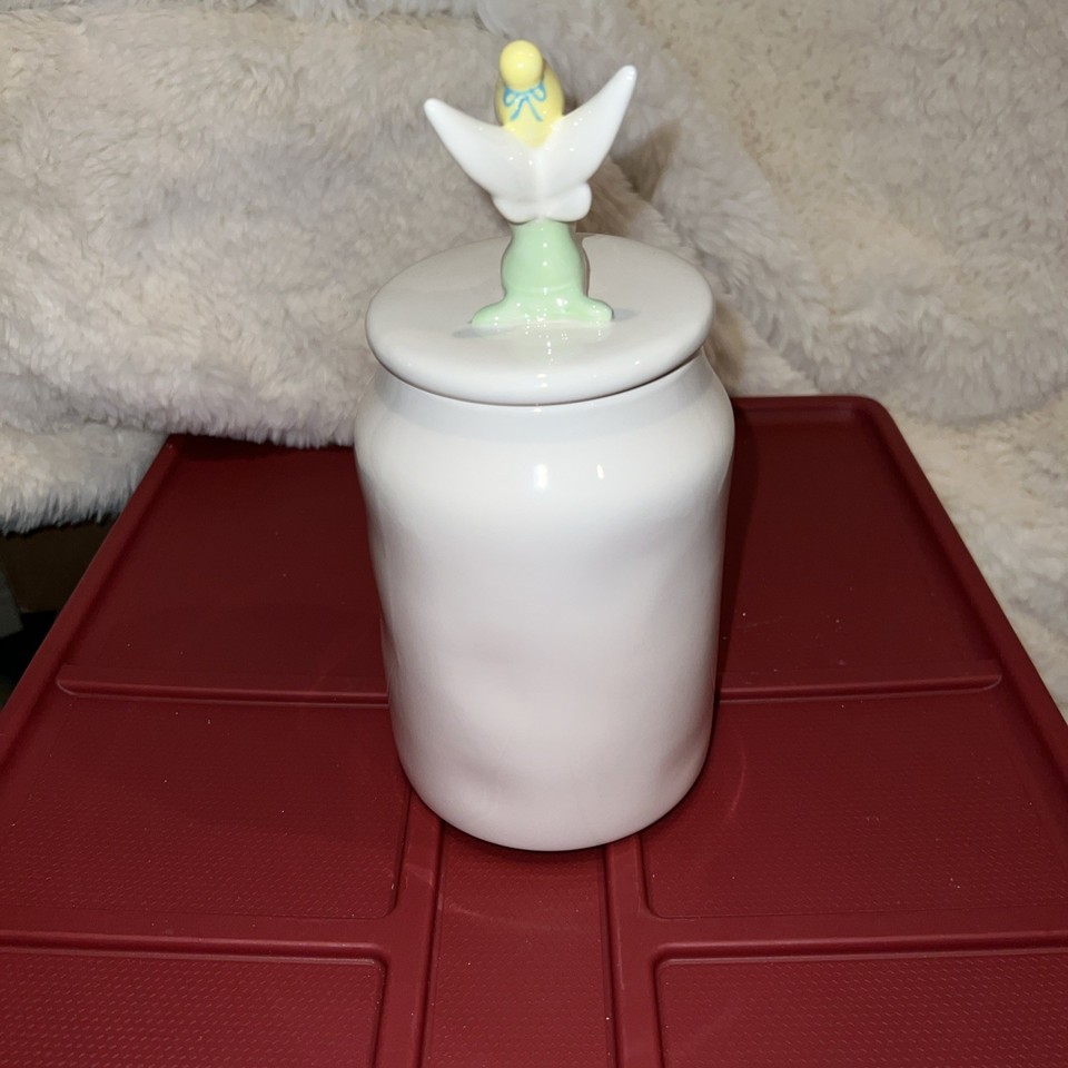 Walt Disney Peter Pan Tinker Bell Canister Cookie Jar Collectible Rae ...