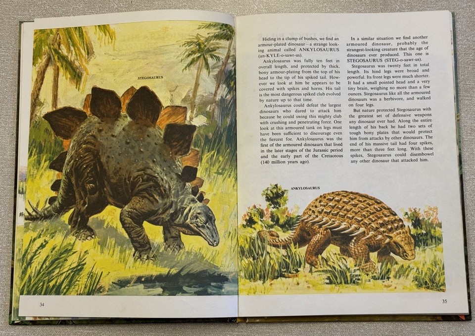 Vintage Dinosaurs of the Earth Nugget Nature Book 1972 Hardback | eBay