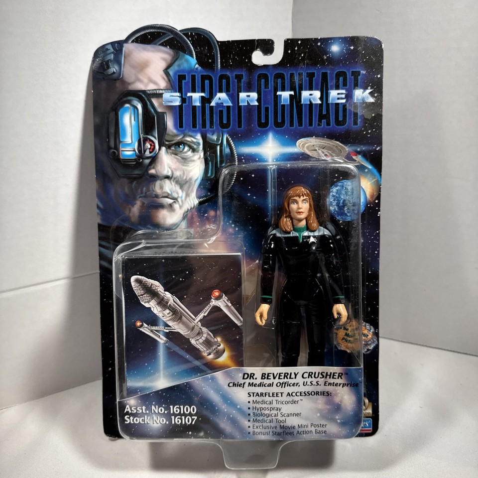 Star Trek First Contact Beverly Crusher 6" Action Figure 1996 Playmates ...