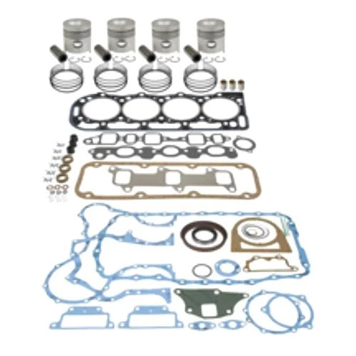 Engine Rebuild Kit - Less Bearings - Standard Pistons fits Ford 5000 ...