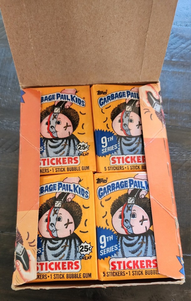 Garbage Pail Kids GPK 9th Series 9 Full Box Sealed Packs Really Nice ...