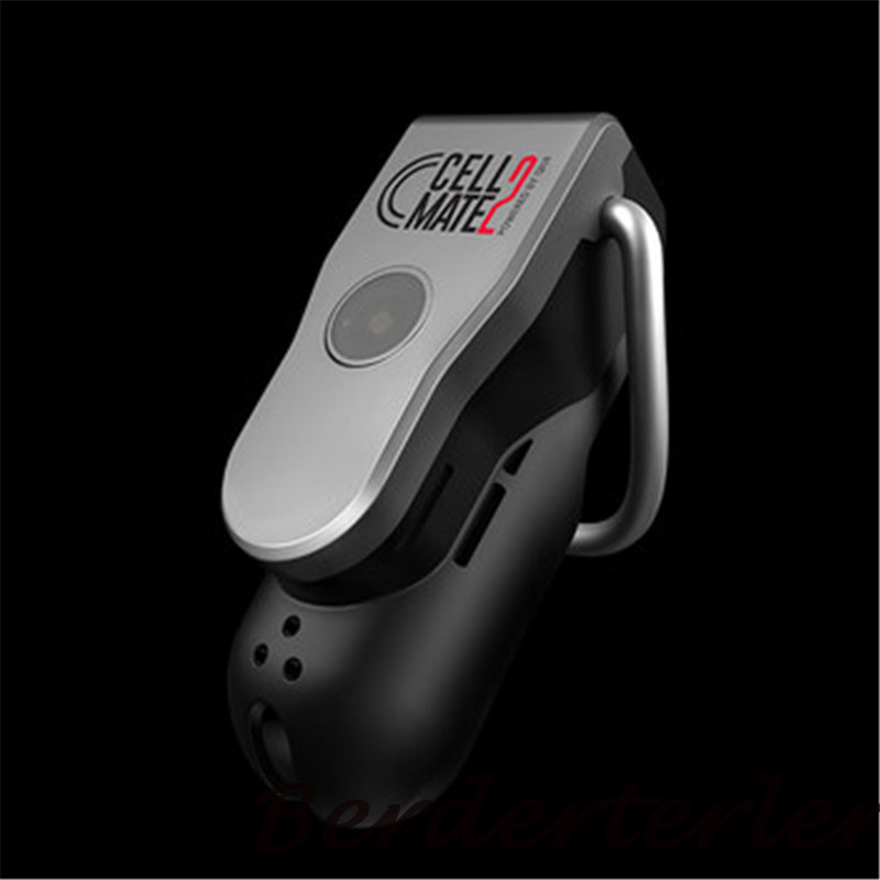 Bluetooth APP Remote Control 2 Cell Mate Male Chastity Device Cage ...