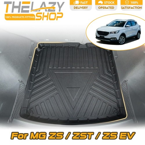 3D Moulded TPE Rear Boot Mat Cargo Mat for MG ZS / ZST / ZS EV 2018 ...