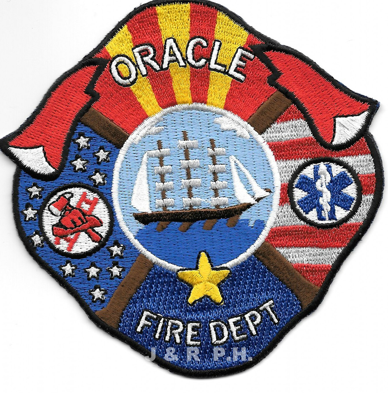 Oracle Fire Dept., Arizona (4" x 4" size) fire patch | eBay
