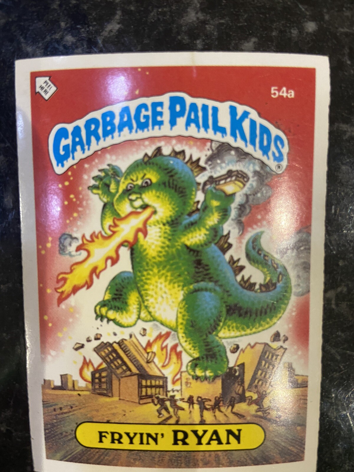 FRYIN' RYAN 1985 Garbage Pail Kids - Series 2 #54a | eBay
