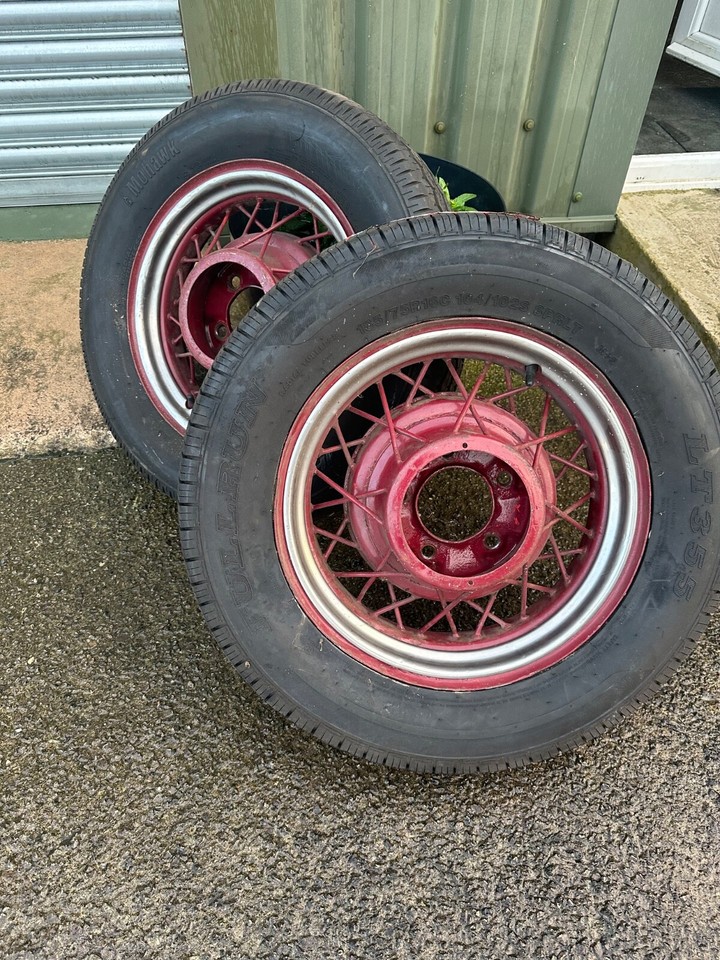 5 Ford model A Hot rod wheels with tyres | eBay UK