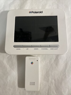 Polaroid Digital Wireless Weather, Time, Temperature, Barometer Alarm ...