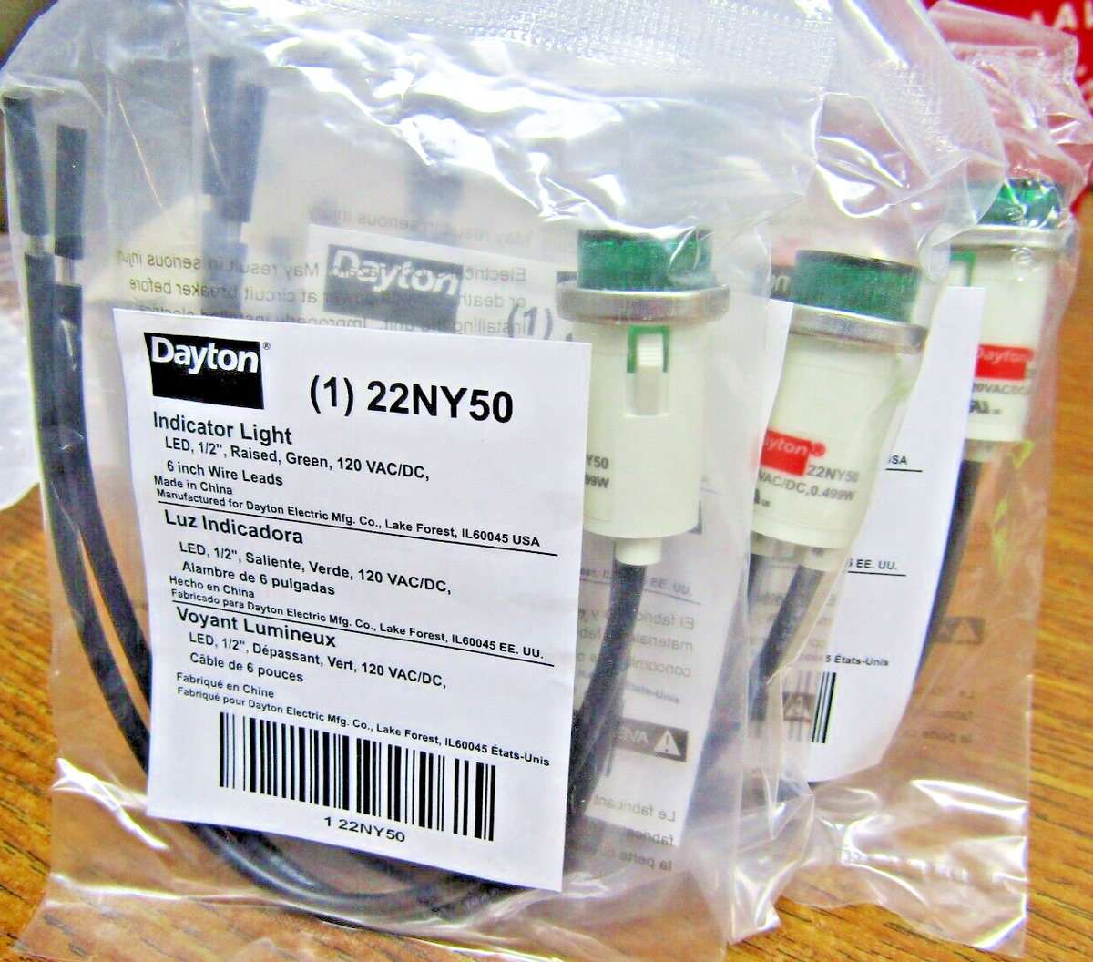 Green Led Indicator Light 120v