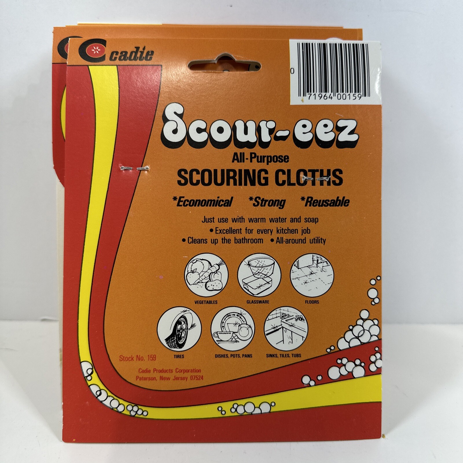 Cadie Scour-eez All Purpose Scouring Cloths 6”" for sale online | eBay