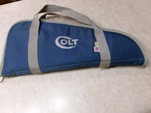 Vintage 1980's Colt Bob Allen Pistol Rug Soft Case Blue size 15” | eBay