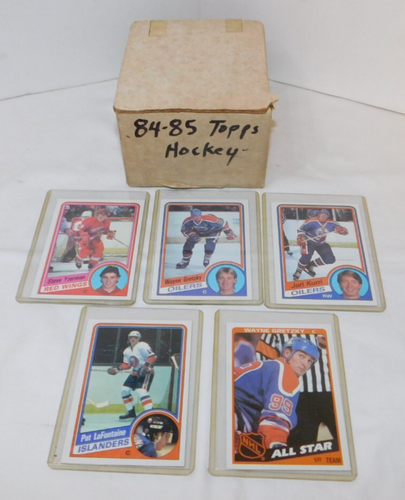 1984-85 Topps Hockey complete set to 165 with MINT Steve Yzerman RC ...