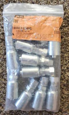 (10 Pcs ) PARKER HY06-06FJ, 106HY (HY-FJ) Female JIC 37° Swivel ...