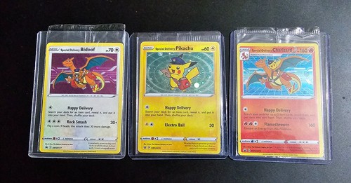 Pokemon TCG Special Delivery Set - Charizard Pikachu Bidoof - Promo ...