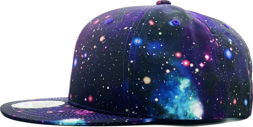 Fashion Galaxy Print Hiphop Cap Snapback Baseball Cap Adjustable Hat ...