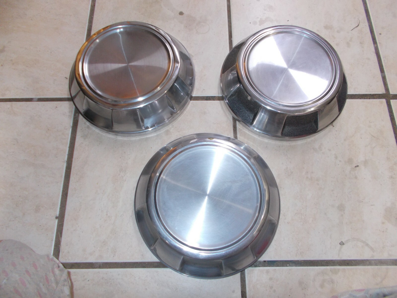 80s- 90s DODGE 1/2 TON PICKUP TRUCK, VAN DOG DISH HUBCAPS, SET OF 3 OEM ...