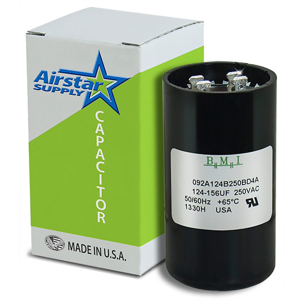 USA 124-156 MFD uf 250 VAC Round Electric Start Capacitor ...