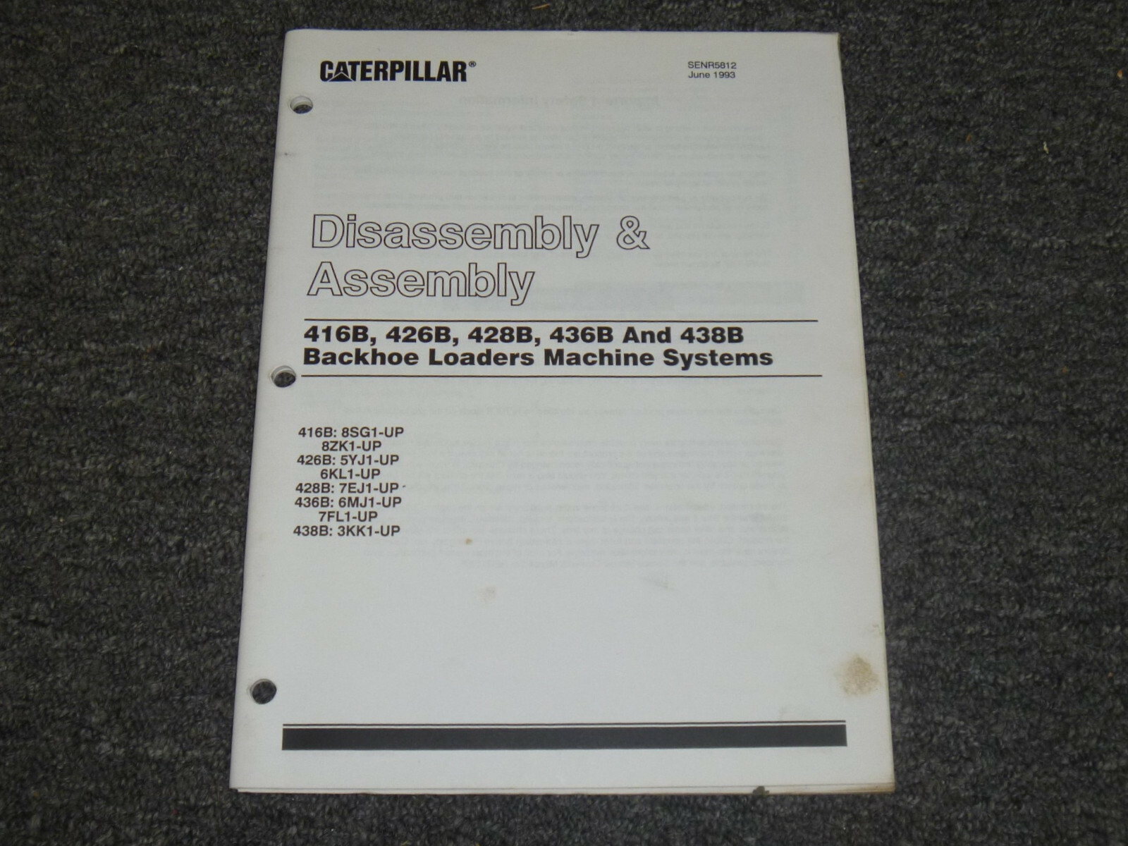 CAT Caterpillar 438B Backhoe Loaders Machine Systems Disassembly ...