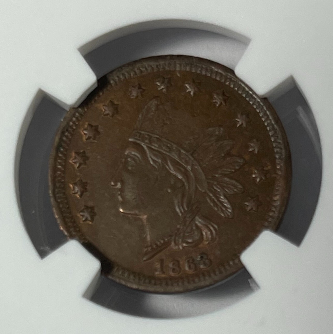 Civil War Token 1863 Cinc. OH F-165GS-16a (#10788) NGC MS62BN. Robert ...