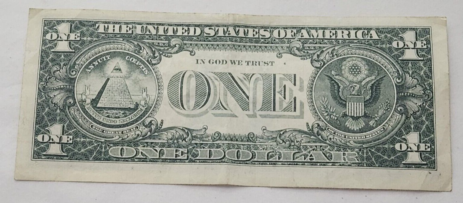 1988A $1 Web Note Dollar Bill A003369376F Low Number 5 /6 | eBay