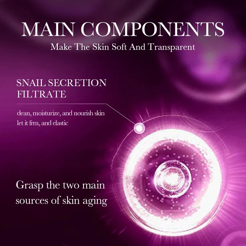 6pcs/Set Snail Collagen Skin Care Sets Moisturizing Anti Wrinkle ...